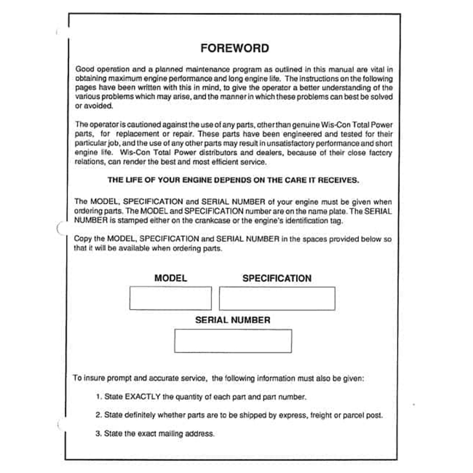 Tech Tip 21: Quickly ID Wisconsin industrial engine models